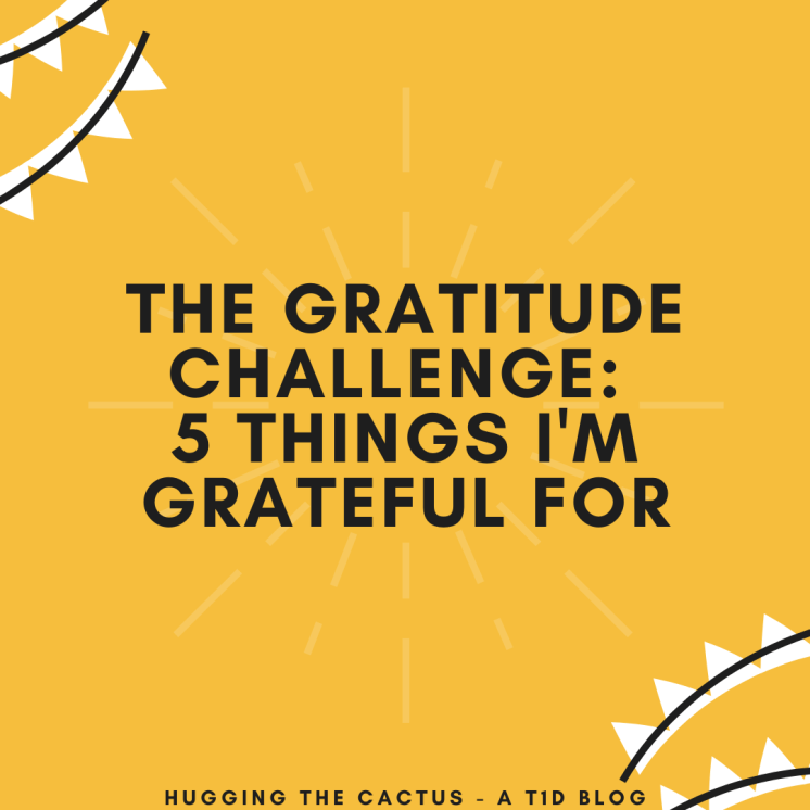 The Gratitude Challenge: 5 Things I’m Grateful For – Hugging the Cactus
